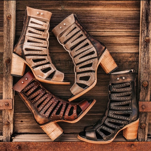 Freebird by Steven | Shoes | Freebird Lotus Stud Gladiator Heel | Poshmark